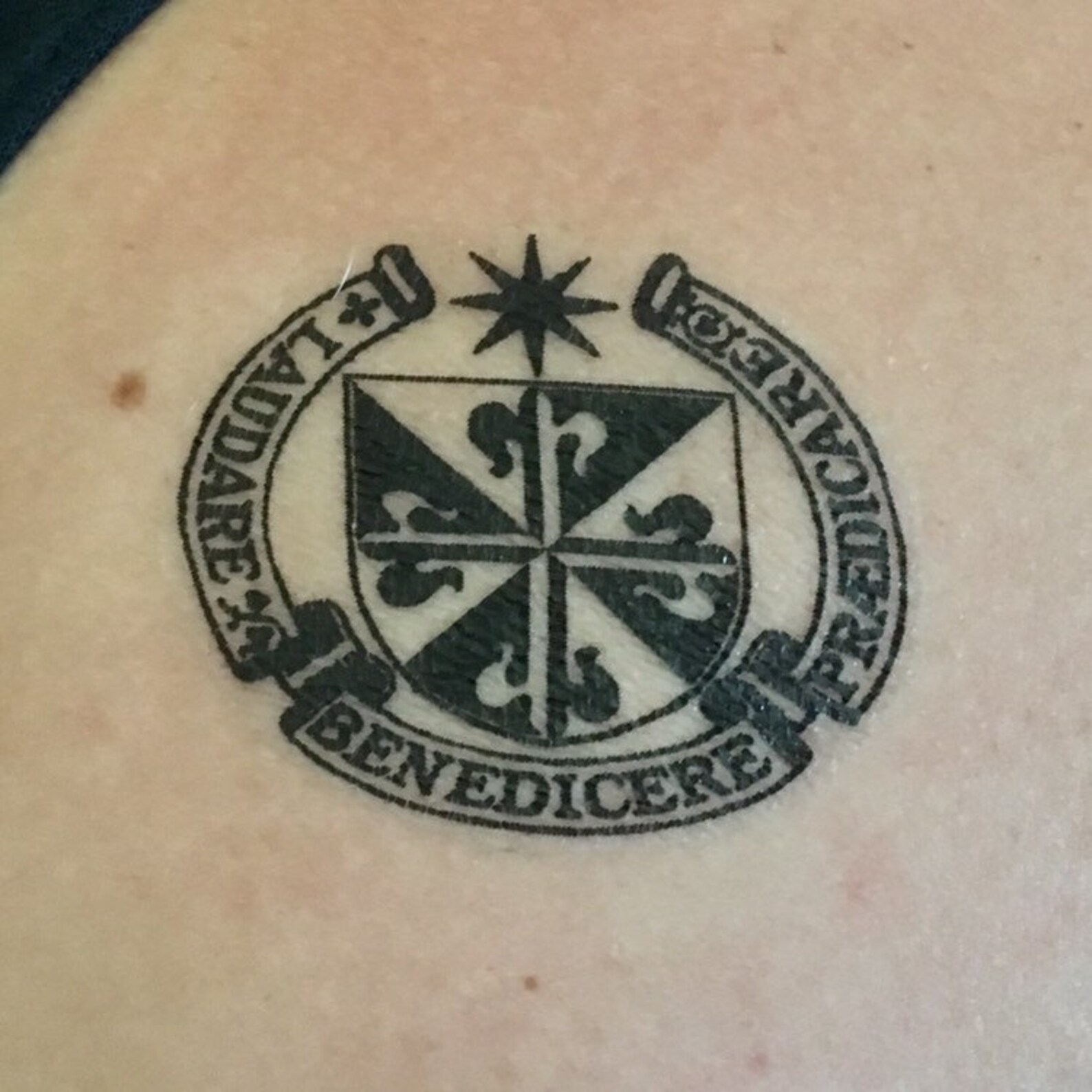 Saint Dominic Order of Preachers OP Tattoo temporary | Etsy