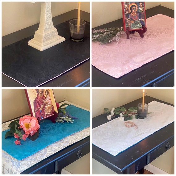 Home Altar Cloth Catholic Orthodox Christian Prayer Corner | Etsy