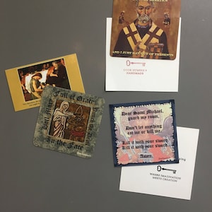 Catholic Meme Magnet Set - Catholic Car Magnet - Prayer Magnet Set - Etsy