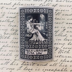 Vintage Bookplates Reproduction Assortment - Historical Bookplates ...