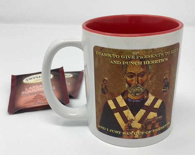 Saint Nicholas Mug Punch Heretics Mug Saint Nicholas Arius Mug Icon Mug ...