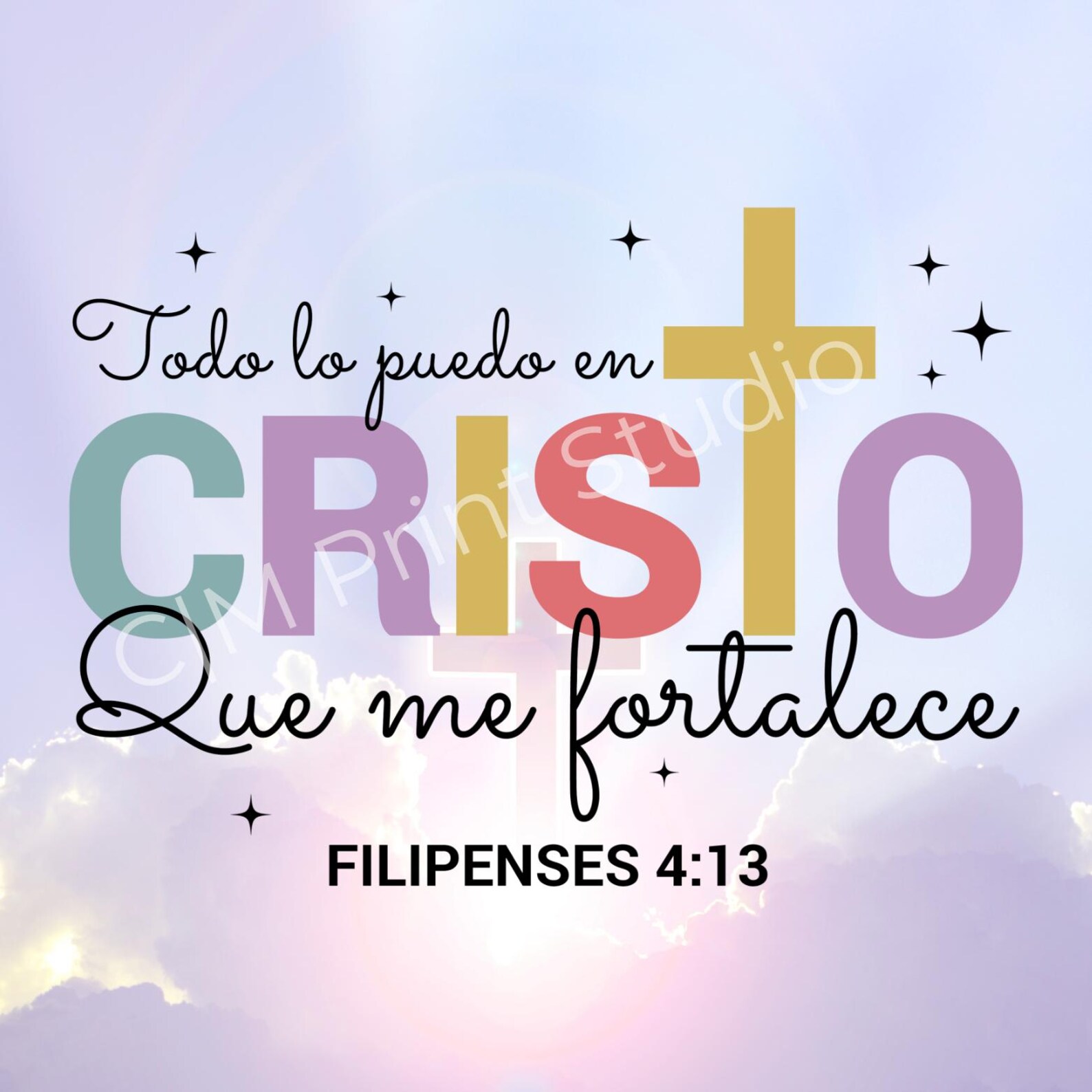 Philippians 4:13 Spanish Scripture | Filipenses 413 Todo Lo Puedo En ...