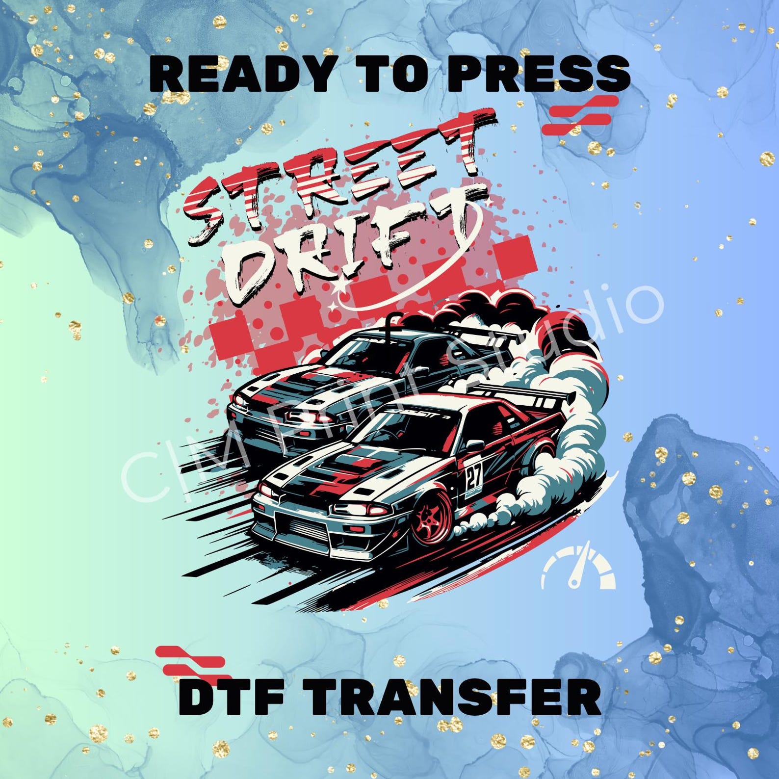 Street Drift DTF Transfer – Ready to Press – JDM Racing Car Design - Etsy