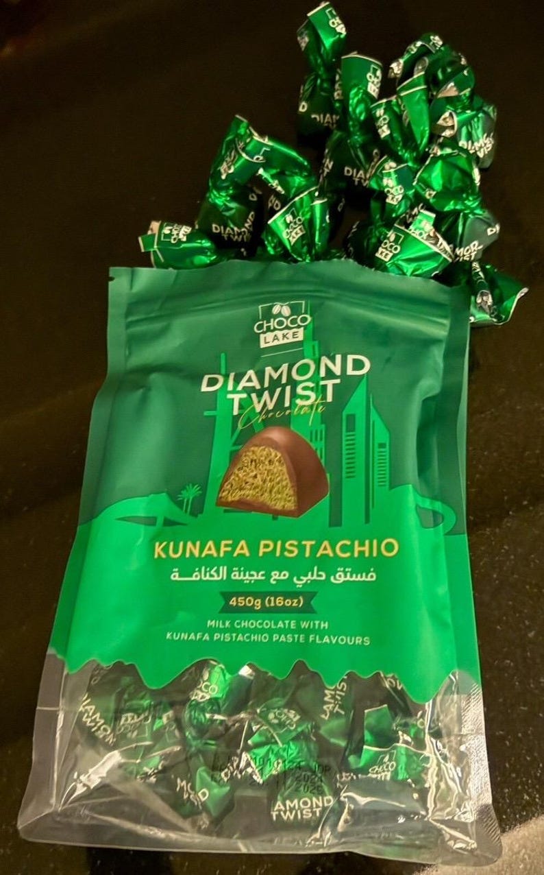 Pistachio Kunafa Chocolates - Dubai Truffles, Middle Eastern Dessert ...