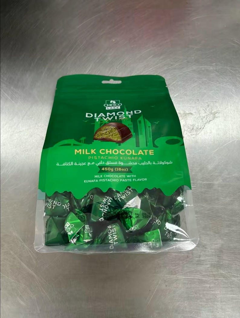 Pistachio Kunafa Chocolates - Dubai Truffles, Middle Eastern Dessert ...