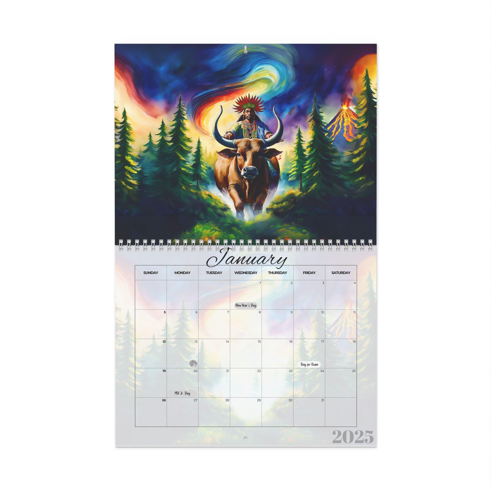 Orisha Calendar Wall Calendar english, Yoruba Deities, Yoruba Holidays ...