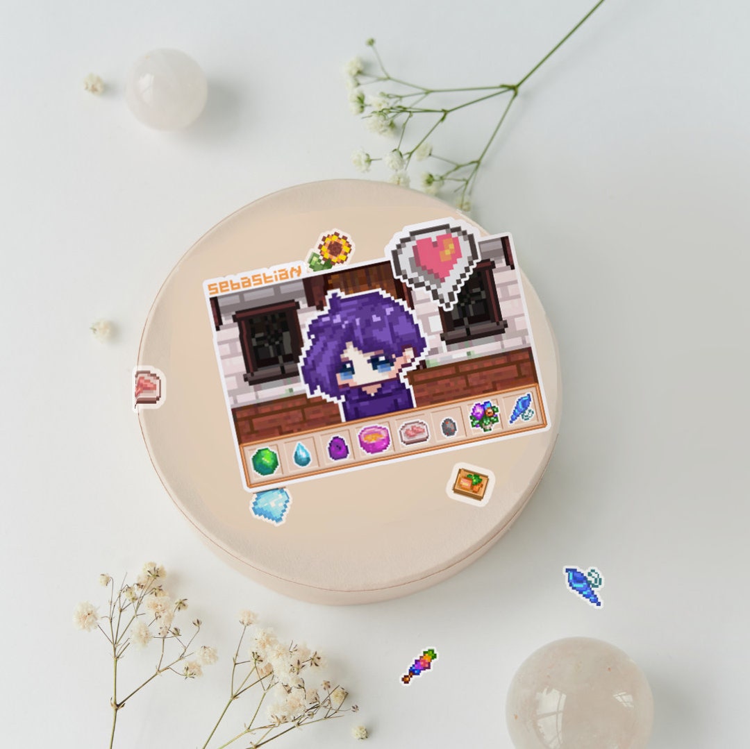 Stardew Valley A7 Sticker Sheet (sebastian) Fanmerch (instocks) - Etsy