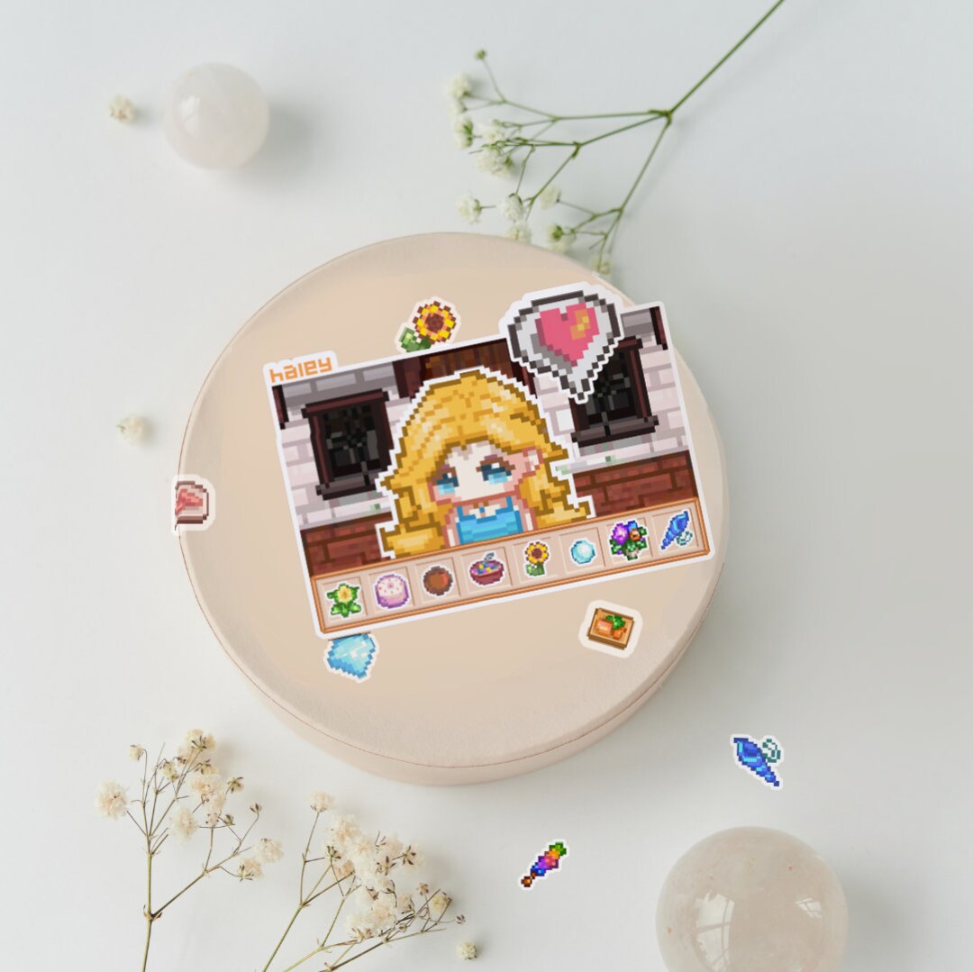 Stardew Valley A7 Sticker Sheet (haley) Fanmerch (instocks) - Etsy