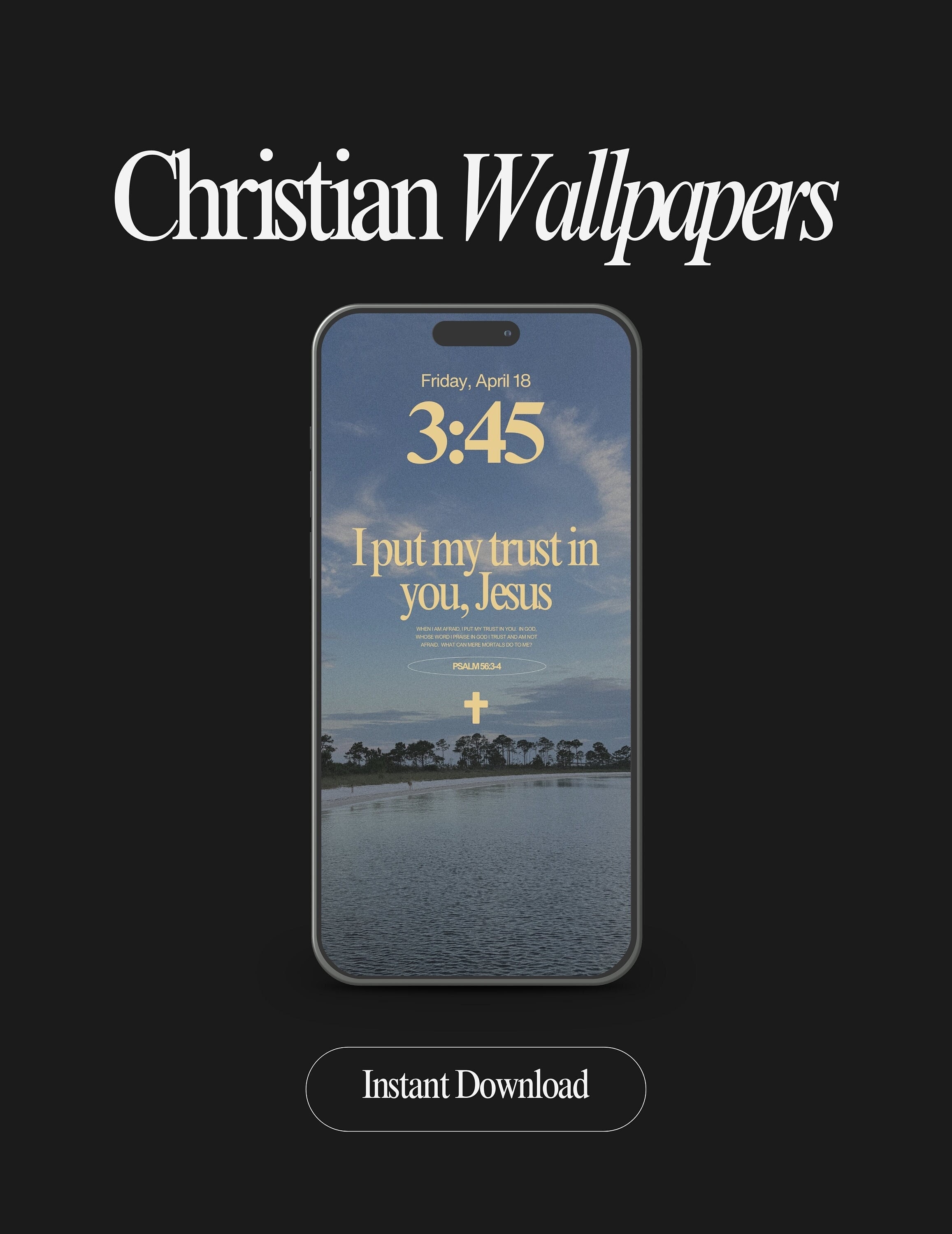 Christian Wallpaper Digital Download Bible Verse Phone Background ...