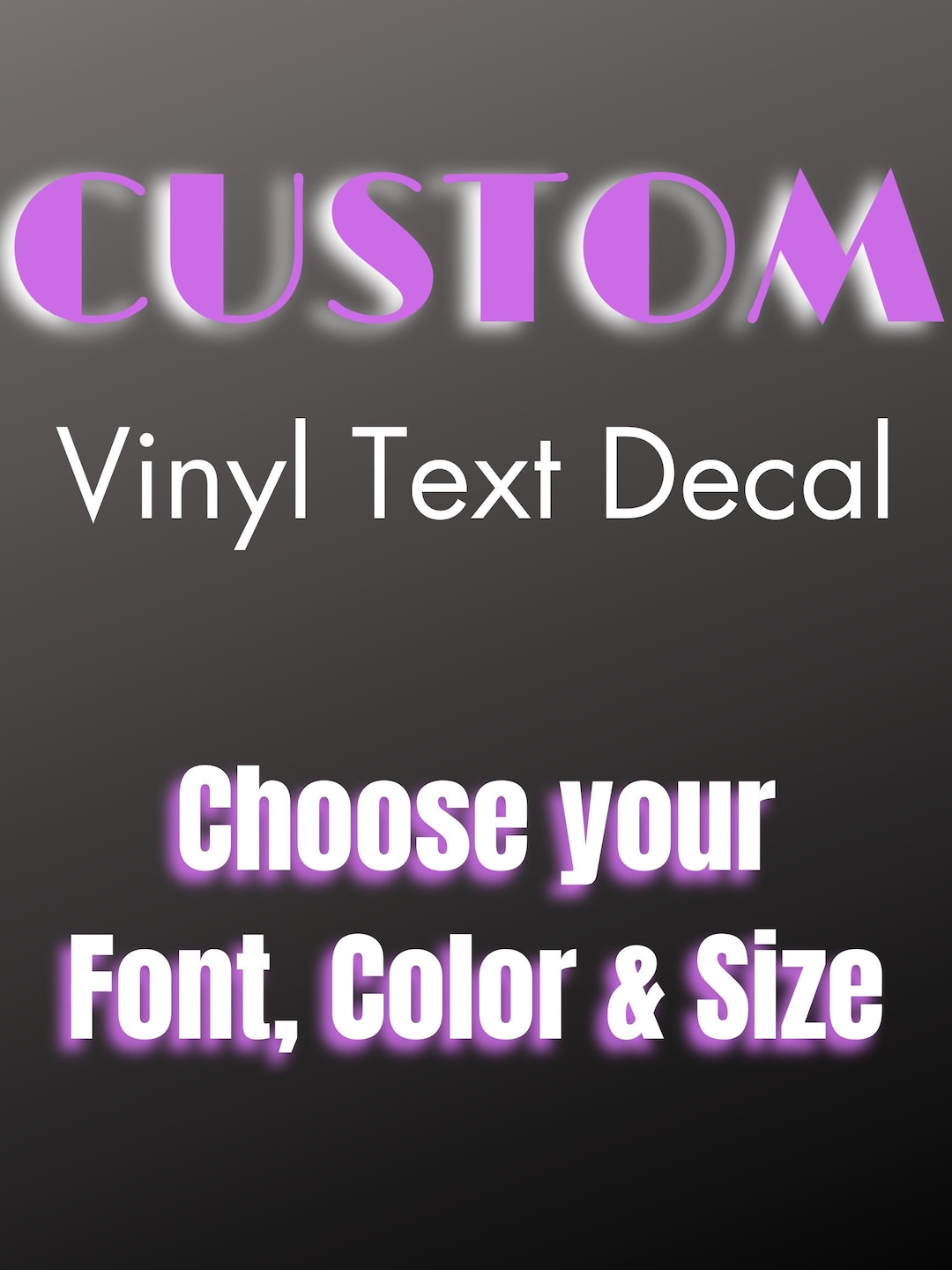 Custom Vinyl Decals Custom Decal Decals Car Decal Custom Vinyl Sticker ...
