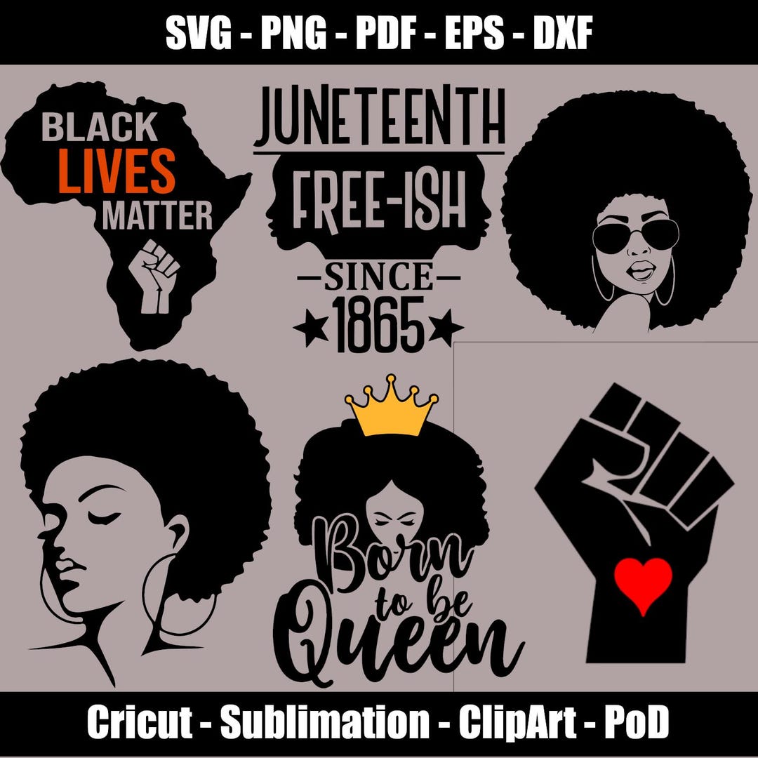 Black Lives Matter Bundle Svg • Png • Eps • Dxf • Pdf Cricut ...