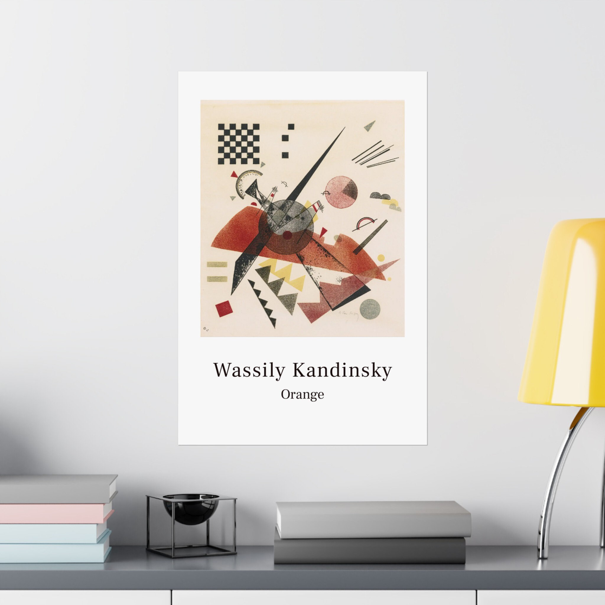 Kandinsky Orange Matte Vertical Posters Various Sizes - Etsy