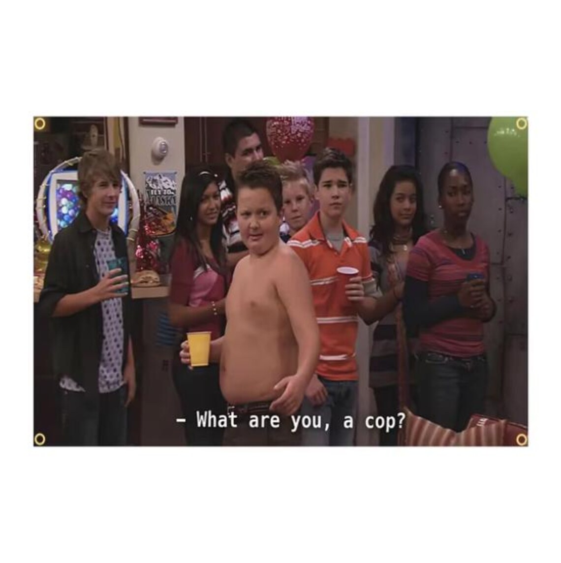 Hilarious 'what Are You, A Cop' Flag 3x5 FT Icarly-inspired Meme Banner ...