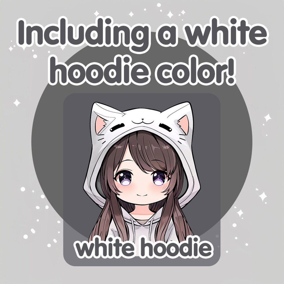 Cute Girl Pngtuber Model Kawaii Chibi Avatar Ready for Twitch ...