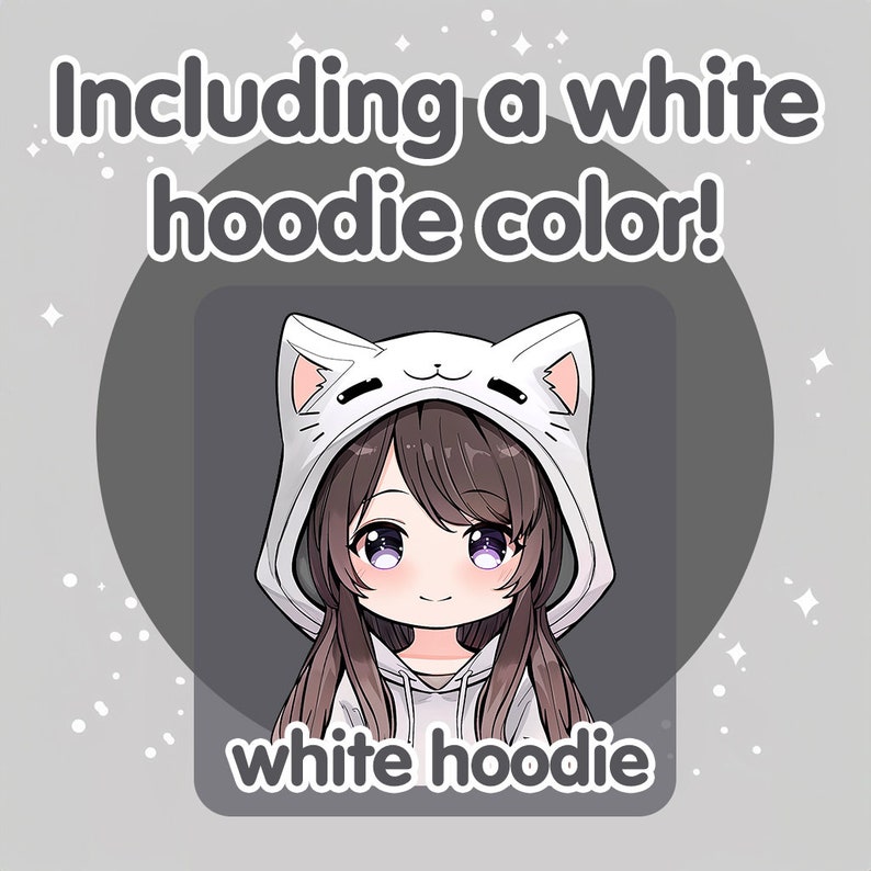 Cute Girl Pngtuber Model Kawaii Chibi Avatar Ready for Twitch ...