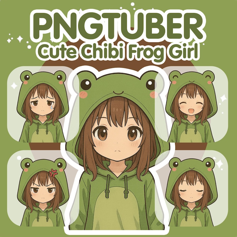 Chibi Frog - Etsy