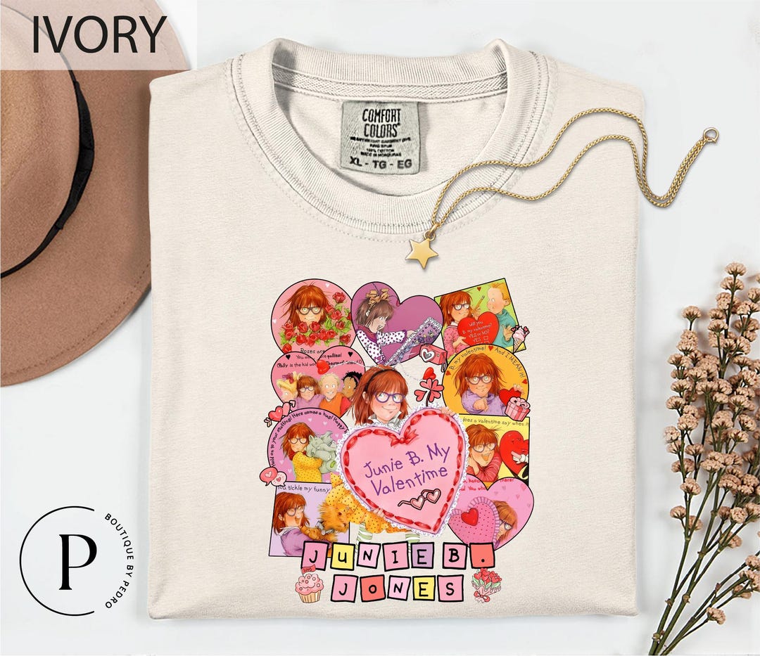 Comfort Colors Junie B My Valentine T-shirt, Junie B Jones Children ...