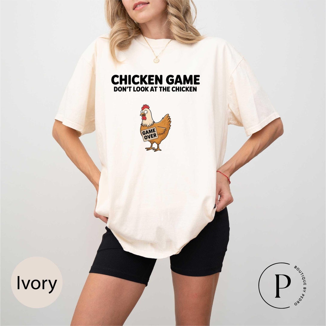 Funny Chicken Game Over T-shirt, Chicken Meme Tee Shirt, Game Over ...