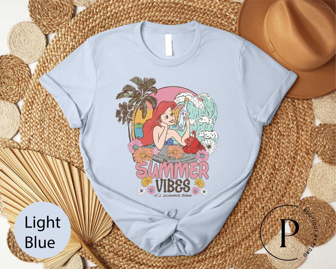 Disney Summer Under the Sea Shirt, Princess Ariel Tee With Seashells ...