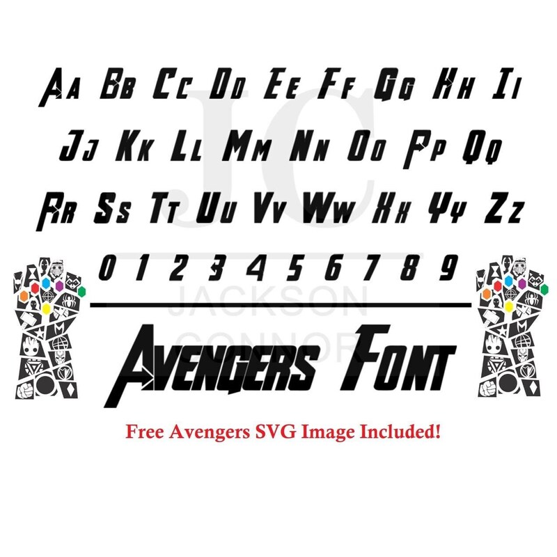 Avengers Letters - Etsy