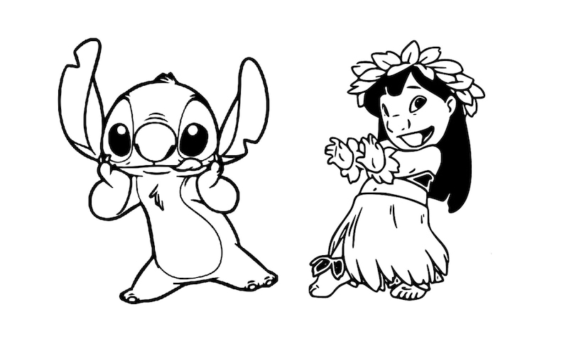 Lilo and Stitch Font SVG Cut File OTF File for Cricut Design Space ...