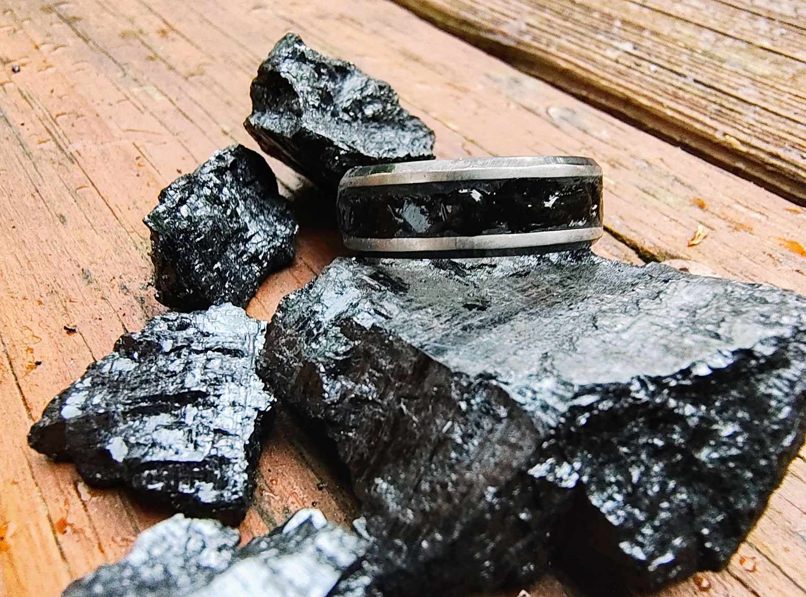 Appalachian Coal Ring - Etsy