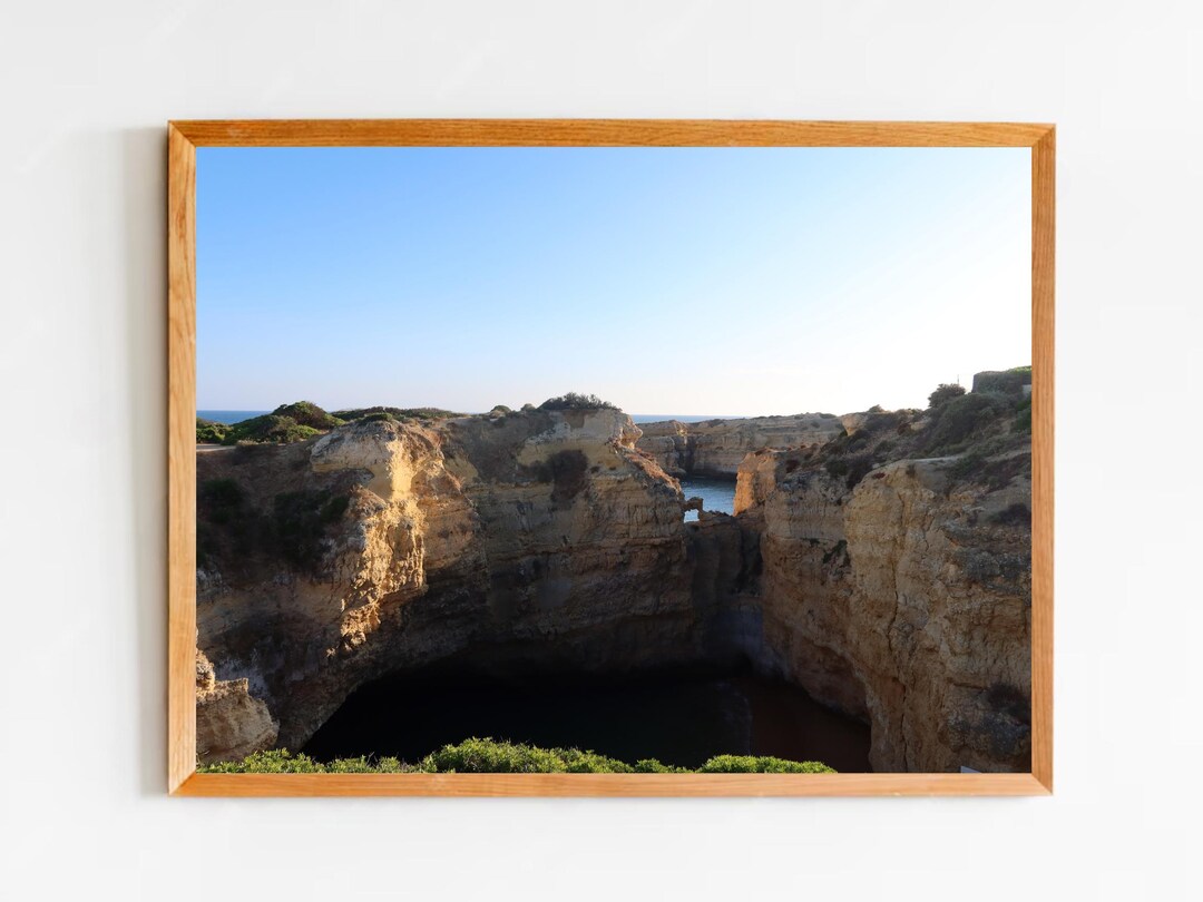 Coastal Cliff | Printable Wall Art | European Scenic Digital ...