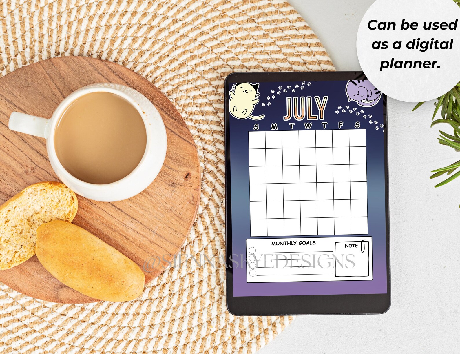 Cat Calendar Printable | A4 & A5 Sizes | S-S, M-S Layouts | Cute Yearly ...