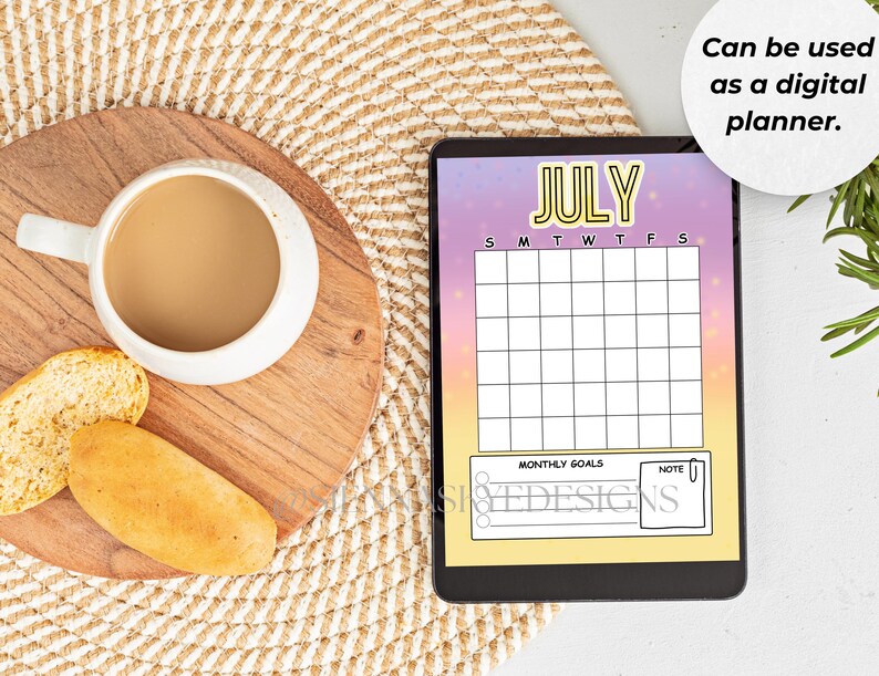 Monthly Printable Calendars, Fireworks Planner, Fireworks Journal ...