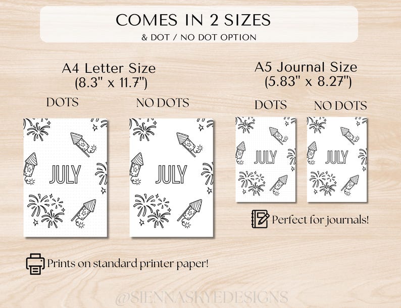 July Printable Title Page and Calendar, Fireworks Planner, Fireworks ...