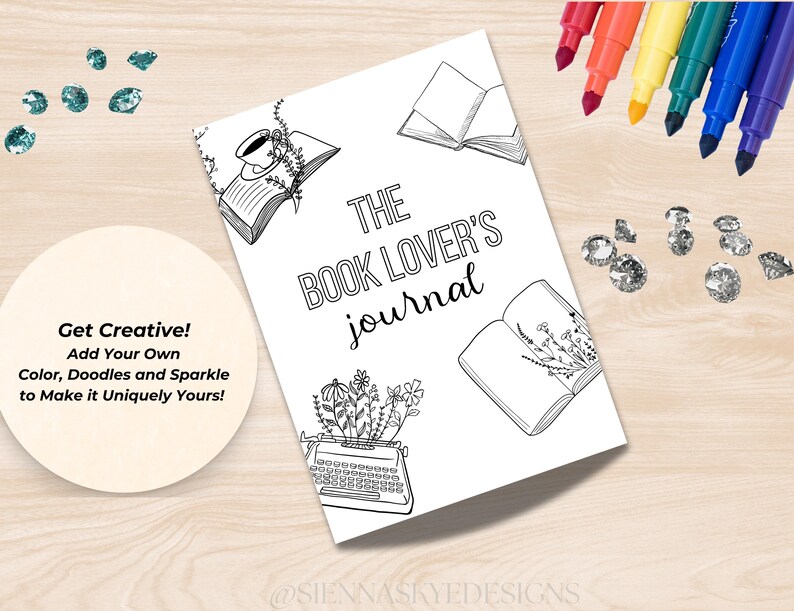 Book Lover's Reading Journal Bundle: Trackers, Challenges, Logs ...