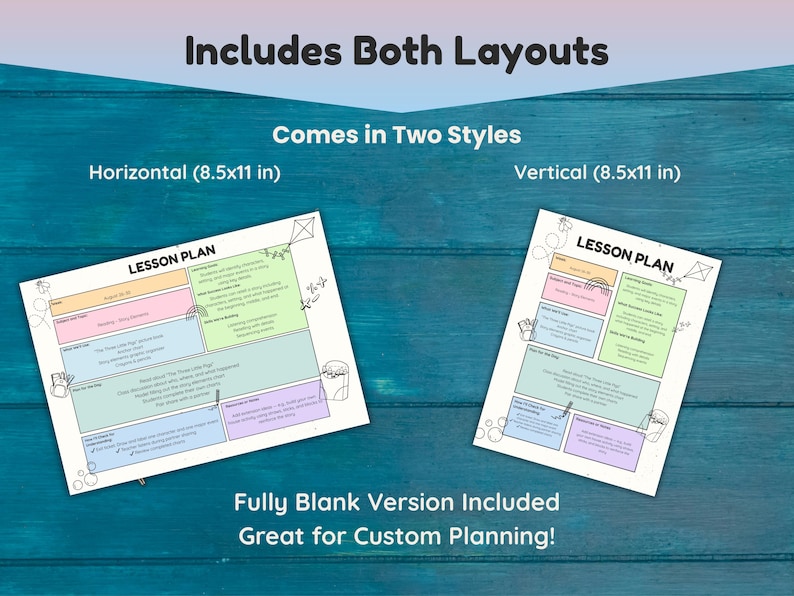 Editable Weekly Lesson Plan Template: Printable School Planner (PDF ...