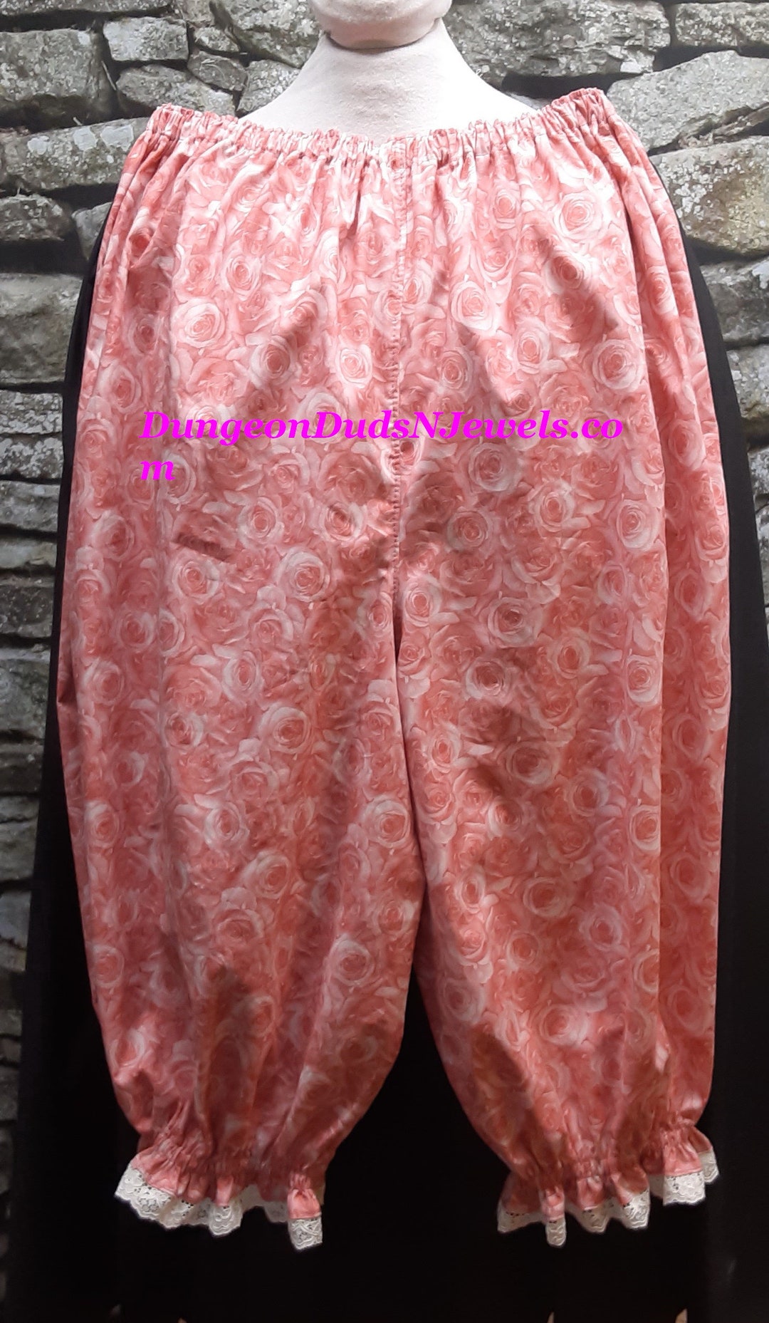 DDNJ Tea Rose Bloomer Pocket Plus Made Any Size Renaissance Steampunk ...