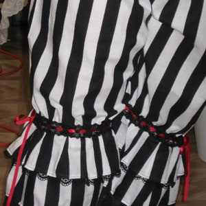 DDNJ Striped Bloomer Pantaloon Plus Custom Made ANY Size Renaissance ...