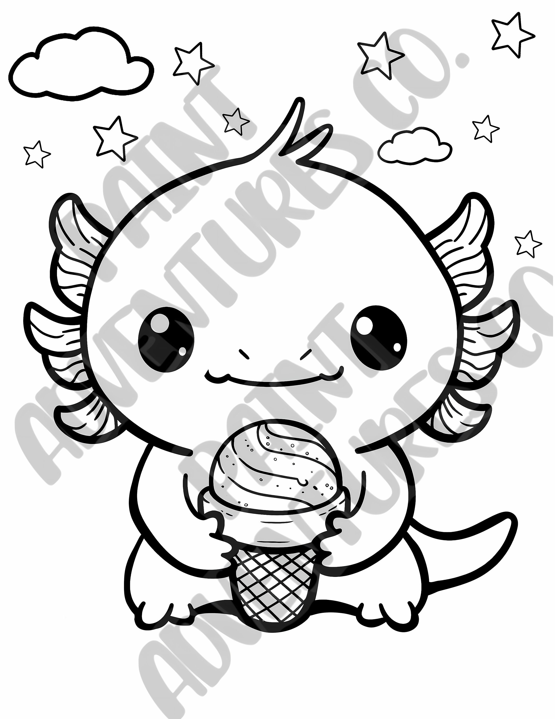 Adorable Axolotl Adventures - Etsy