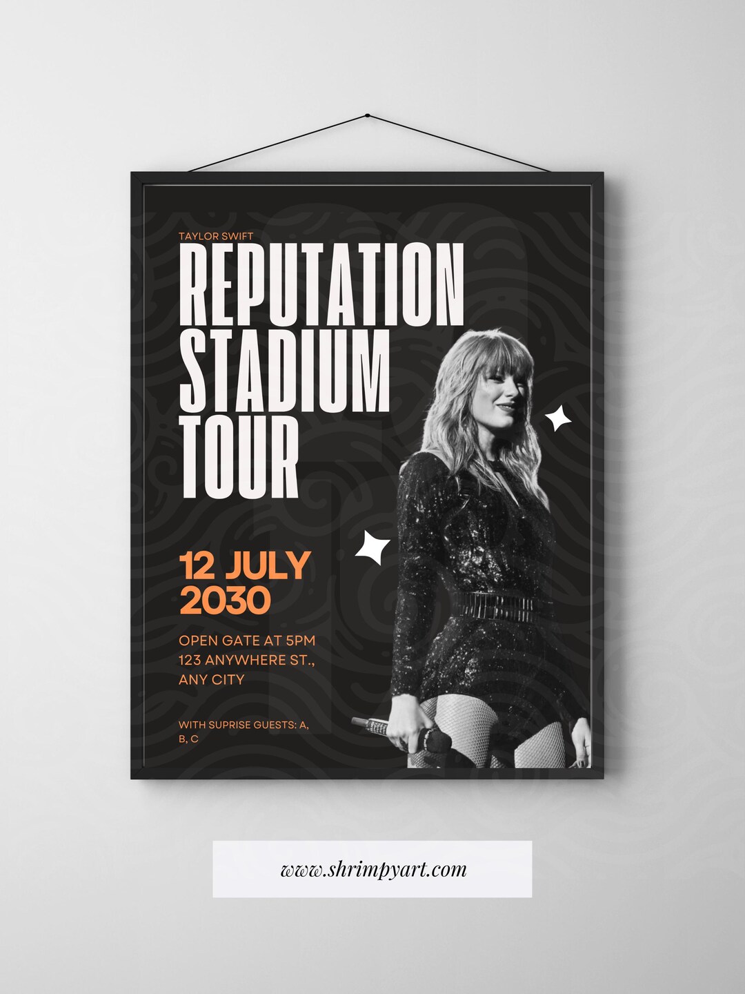 Custom Tour Poster – Album Art Reimagined as a Tour Poster ...