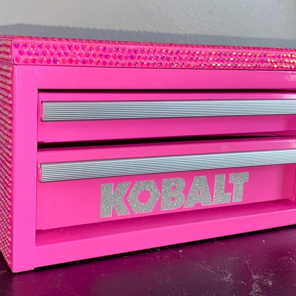 Pink Toolbox - Etsy