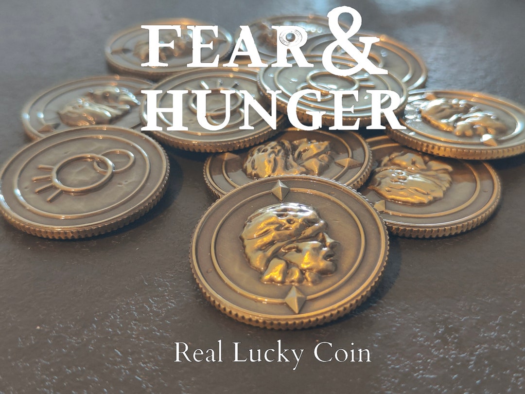 Lucky Coin - Fear & Hunger (metal Replica) - Etsy