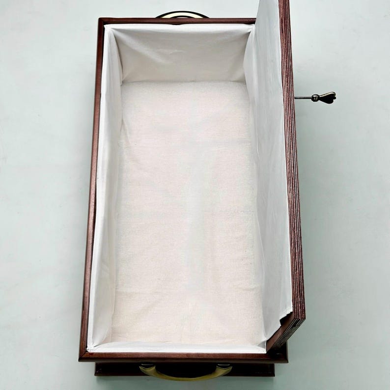 Large Pet Casket , Handmade Wooden Pet Caskets for Large Dogs , Coffin ...