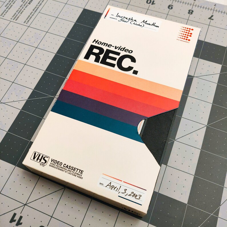 VHS Universal Blank Custom Template Cover | Adobe Photoshop | Adobe ...
