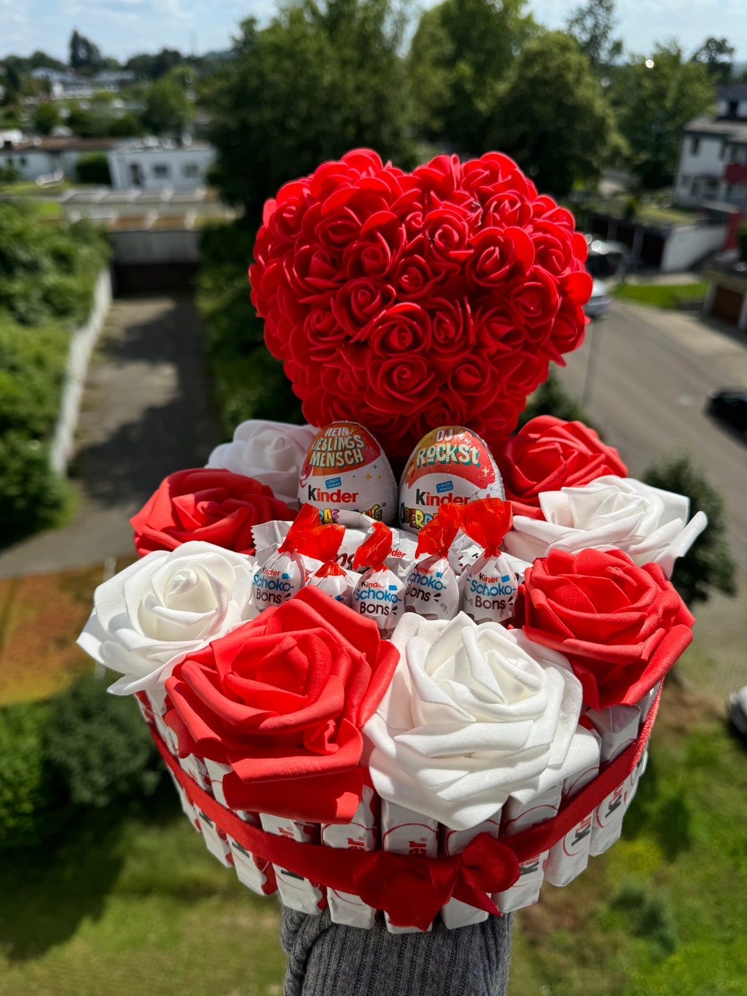 Milka Heart/kinder Bar Cake - Etsy