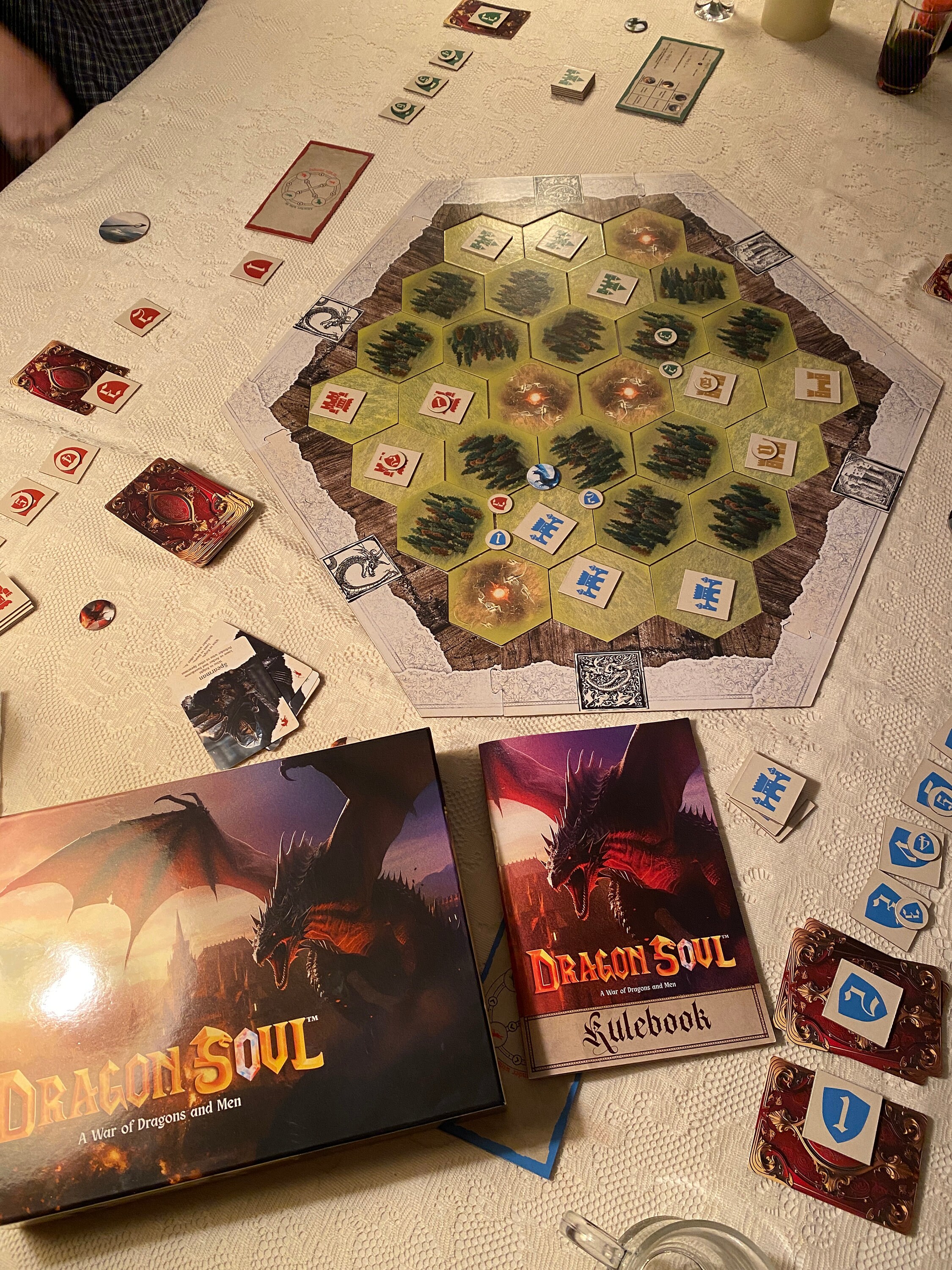Dragon Soul Boardgame, A War of Dragons and Men, Strategy and War ...
