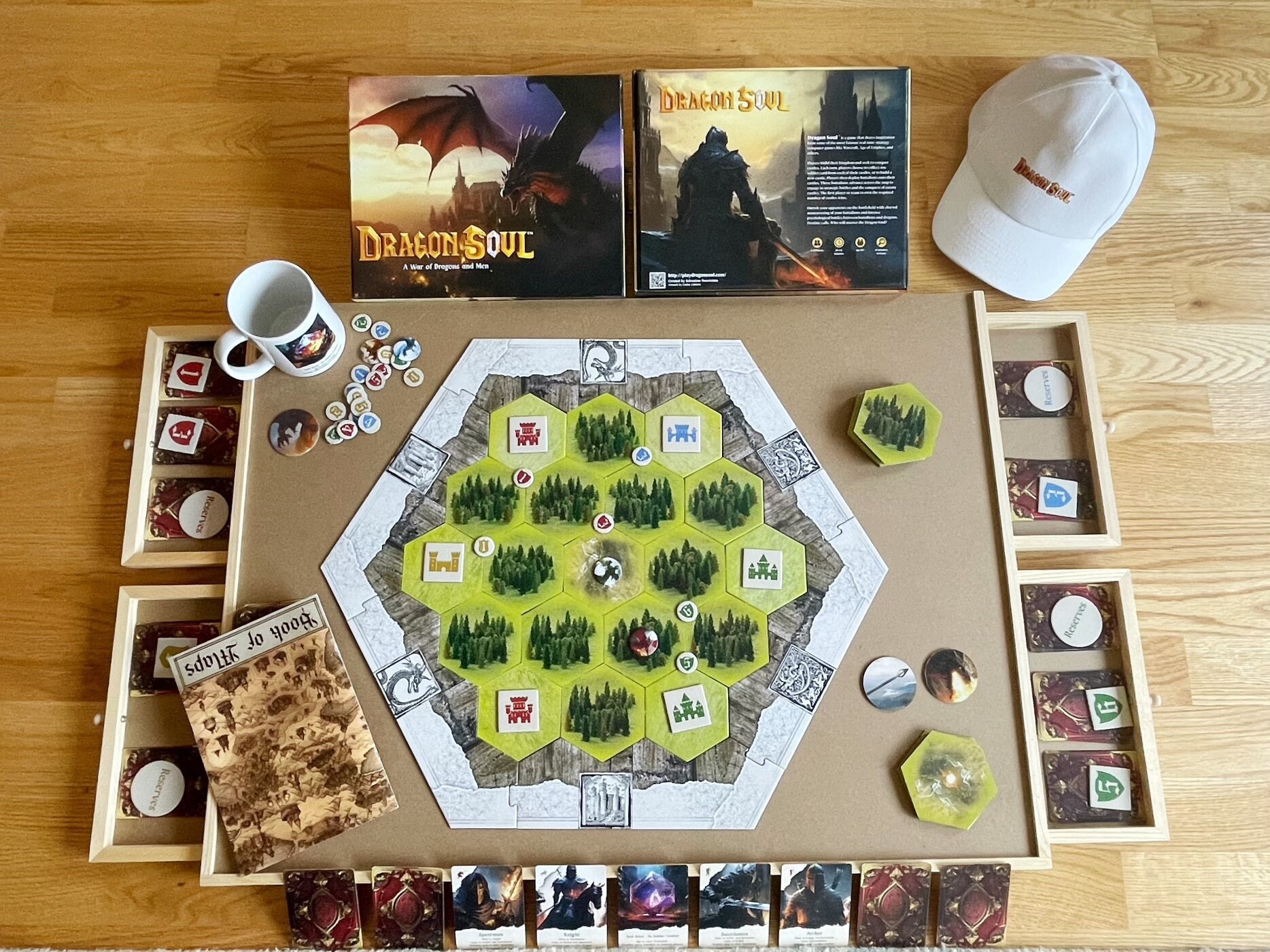 Dragon Soul Boardgame, A War of Dragons and Men, Strategy and War ...