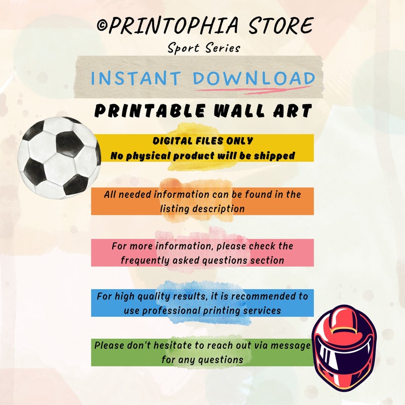 Set of 6 Football Stars Jersey Poster, Soccer Wall Art (digital ...