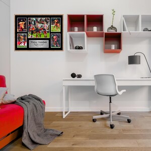 Victor Osimhen Signed Poster, Galatasaray Football Autograph Print ...