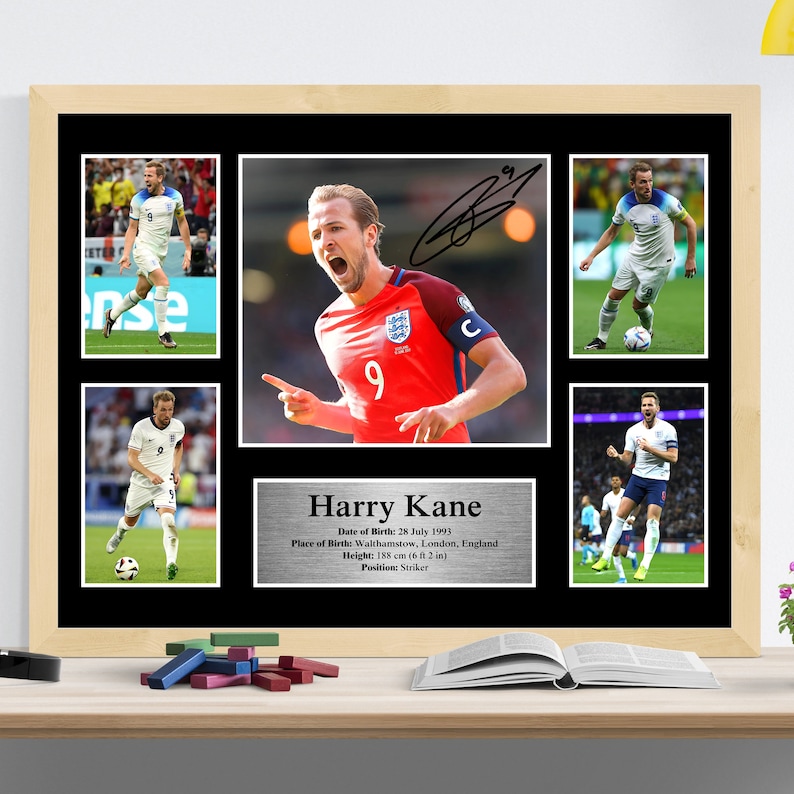 Harry Kane Signed Poster, England Football Autograph Print, the ...