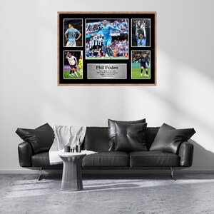 Printable Phil Foden Autograph Poster, Digital Download Manchester City ...