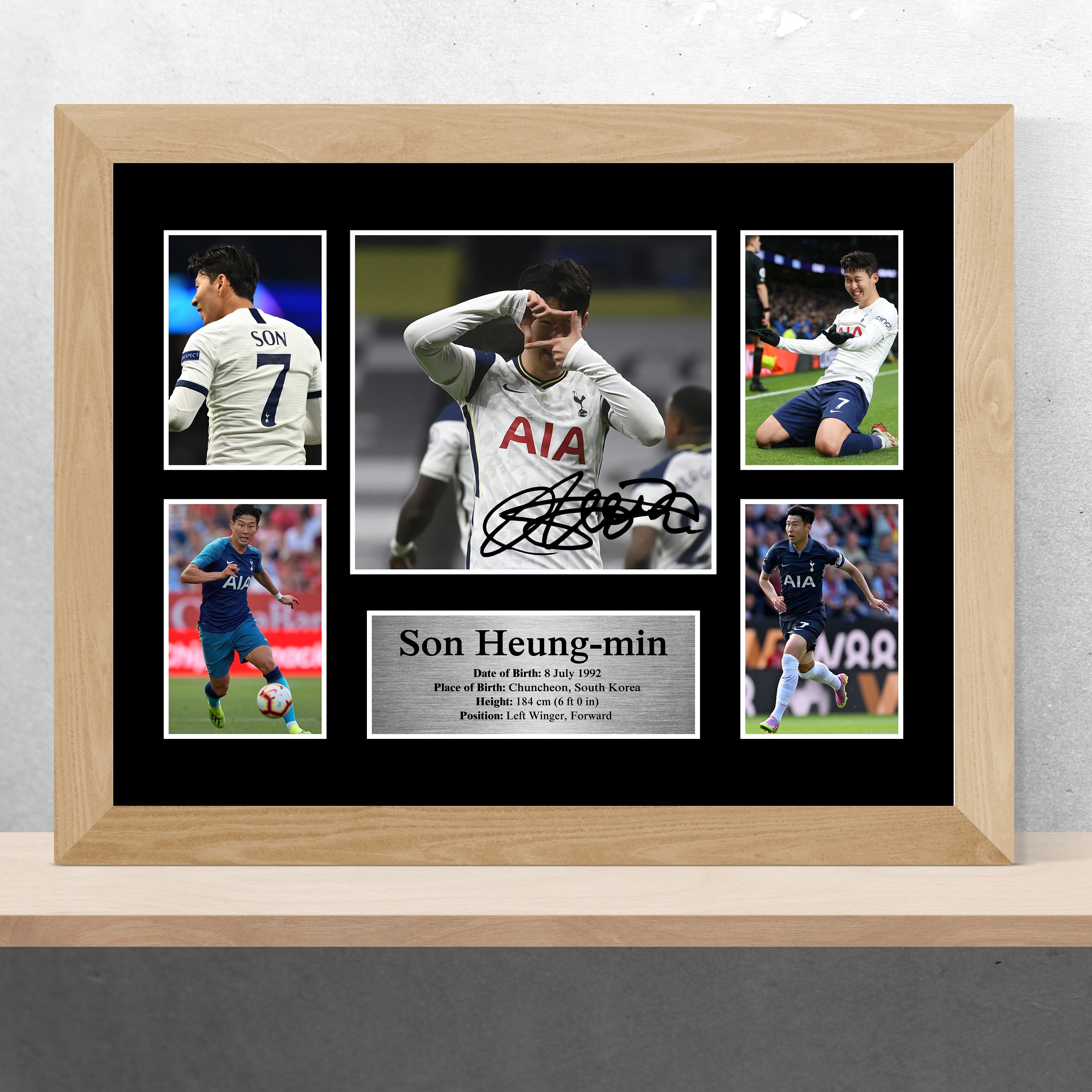 Printable Son Heung-min Autograph Poster, Digital Download Tottenham ...