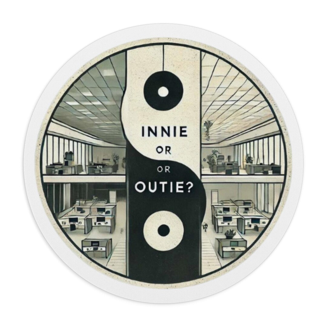Severance Innie or Outie Office Mouse Pad, Desk Accessory, Gift for ...