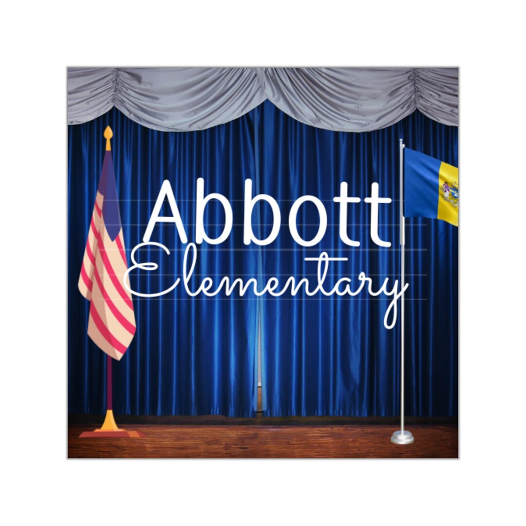 Square Vinyl Stickers for Abbott Elementary, Great for Teachers, School ...